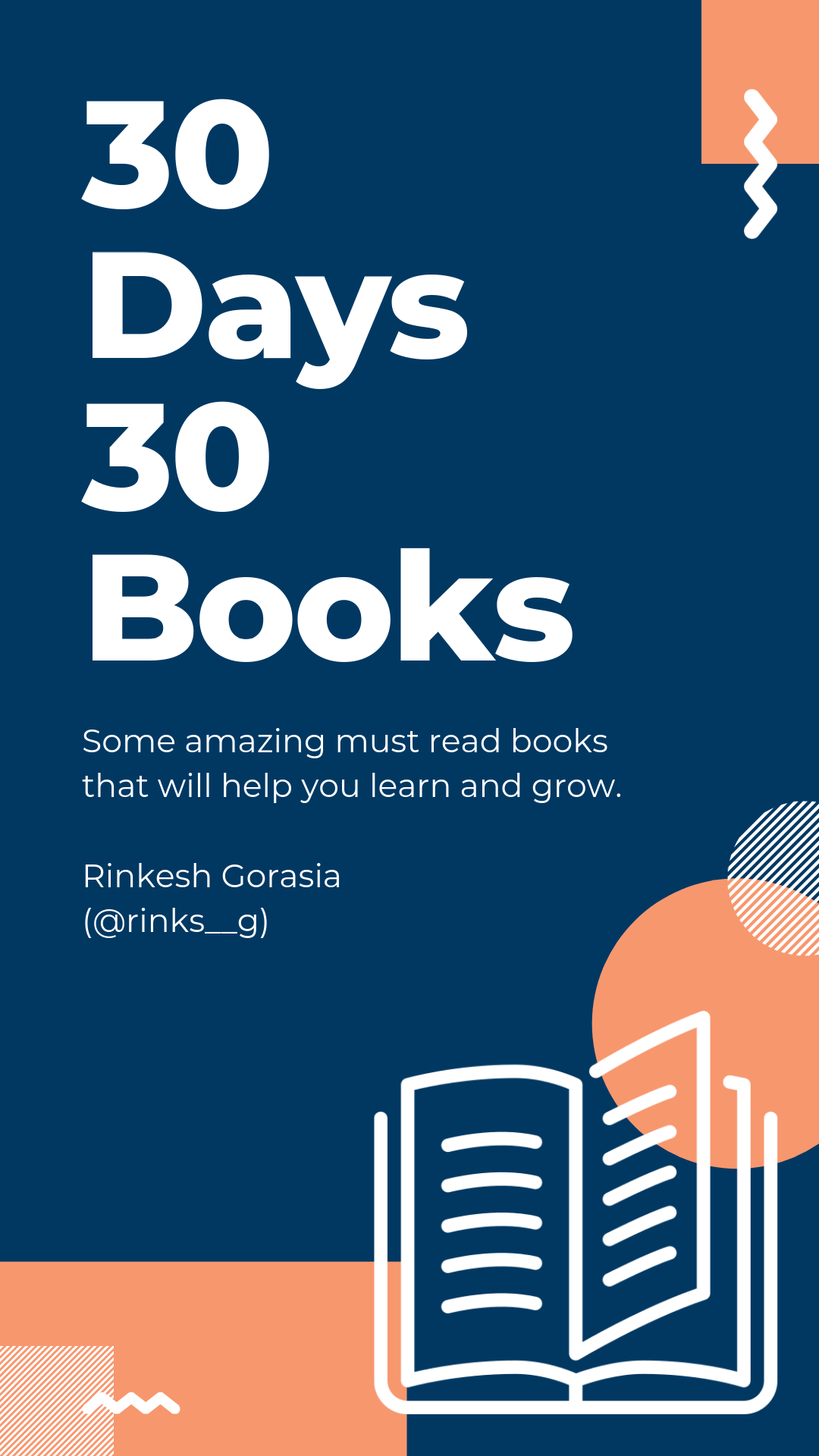 30 Days 30 Books. An initiative to share the learning of… | by Rinkesh ...