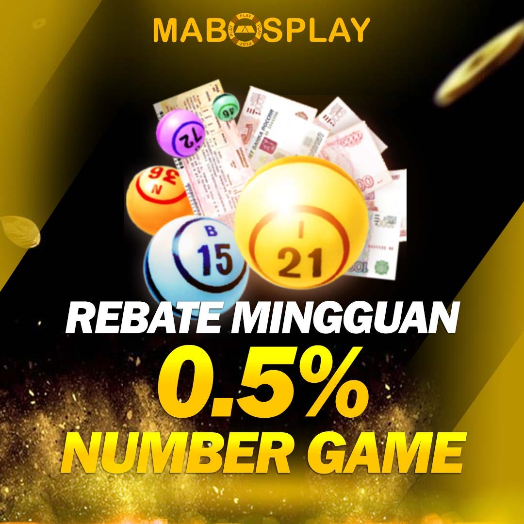 🔢REBATE MINGGUAN 0.5% NUMBER GAME🔢 - Mabosplay . Official - Medium