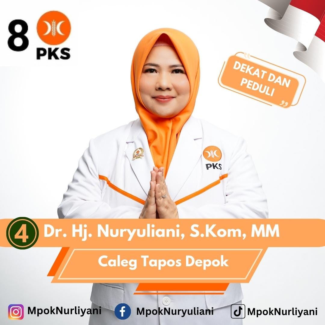 PRIBUMI, Dr Hj Nuryuliani Caleg Tapos Depok - Caleg Sukatani Tapos Depok - Medium