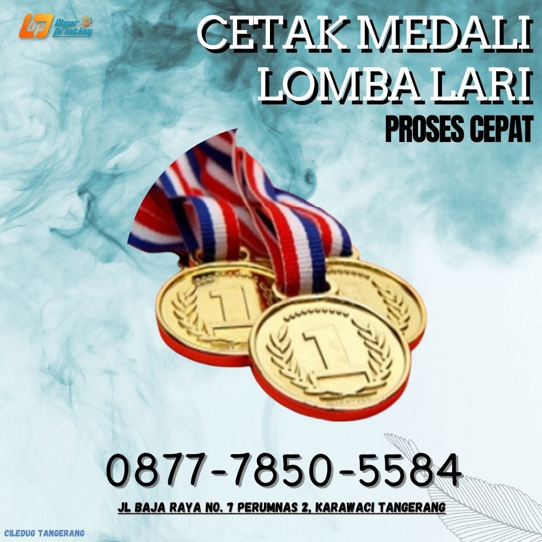 PROSES CEPAT, Wa./Call 0877–7850–5584, cetak medali lomba lari, di CILEDUG TANGERANG Klik https ...