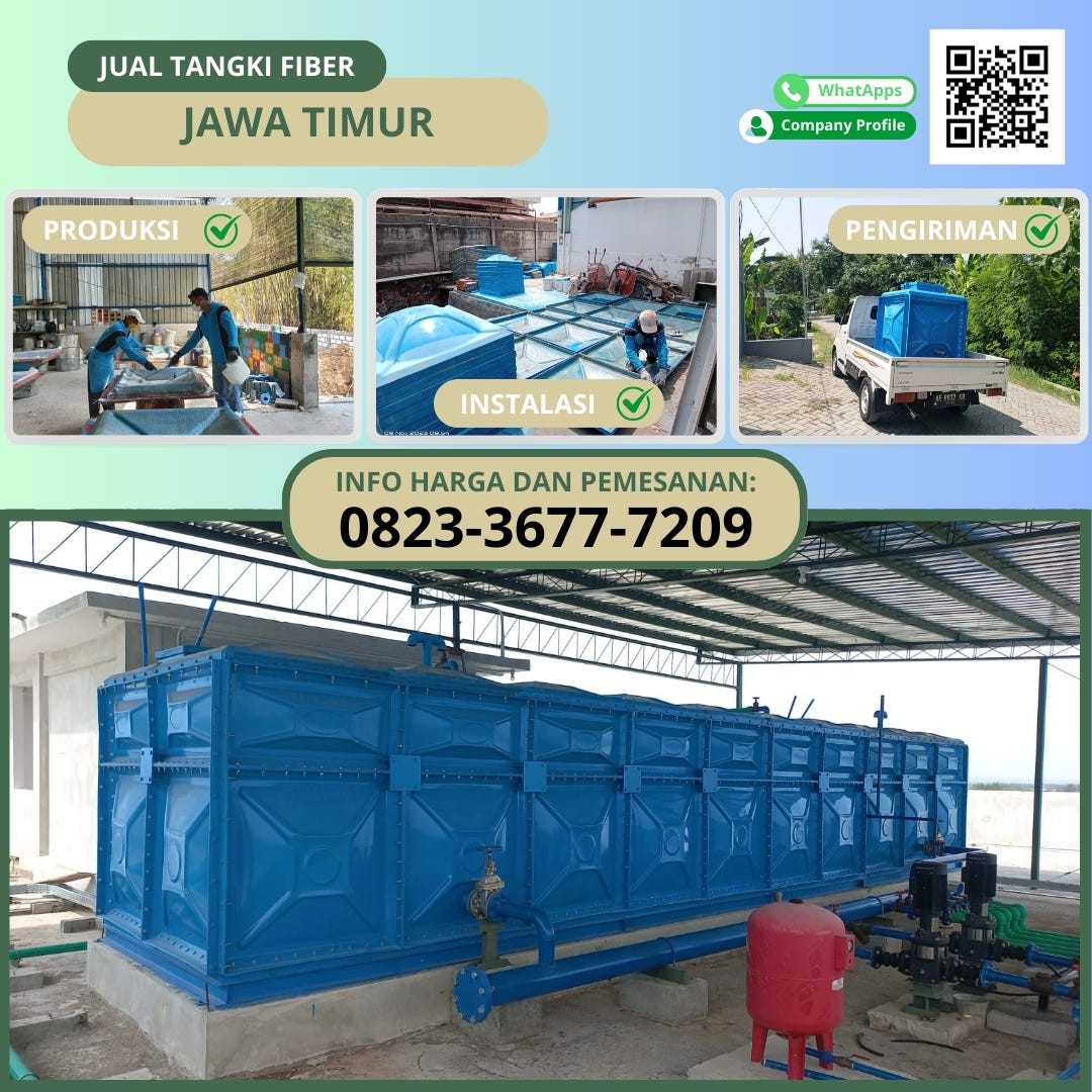 (0823–3677–7209) Penjual Tangki Fiber FRP dan STP Tahan Bocor di Batu ...