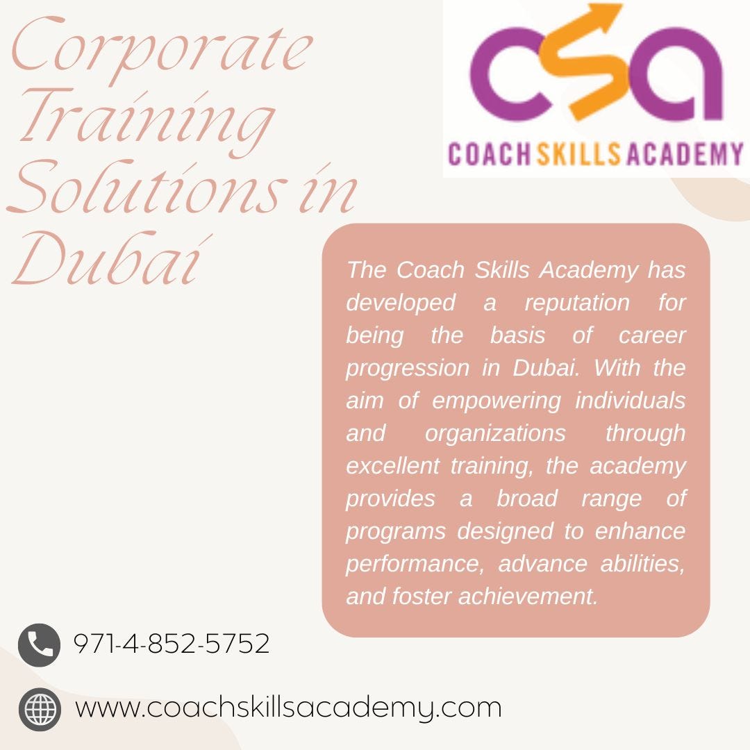 Corporate Training Solutions in Dubai: Elevate Your Workforce with ...