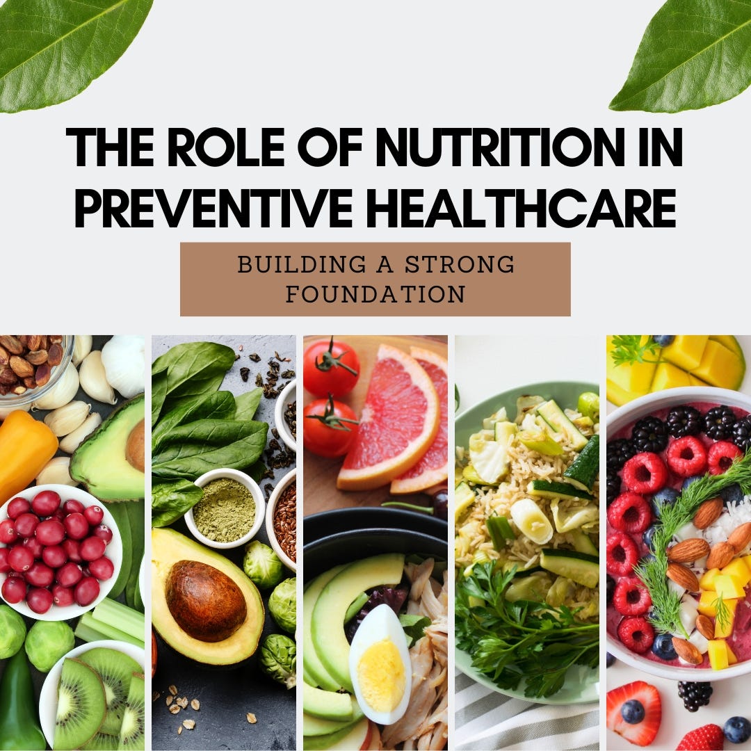 The Role of Nutrition in Preventive Healthcare: Building a Strong ...