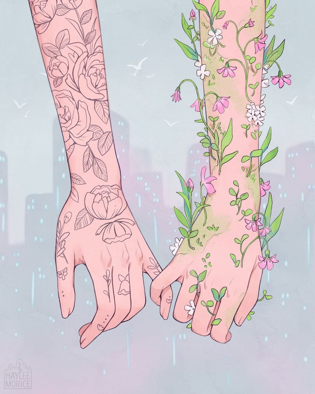 Your Skin Smells Like Flowers - Paper Poetry - Medium