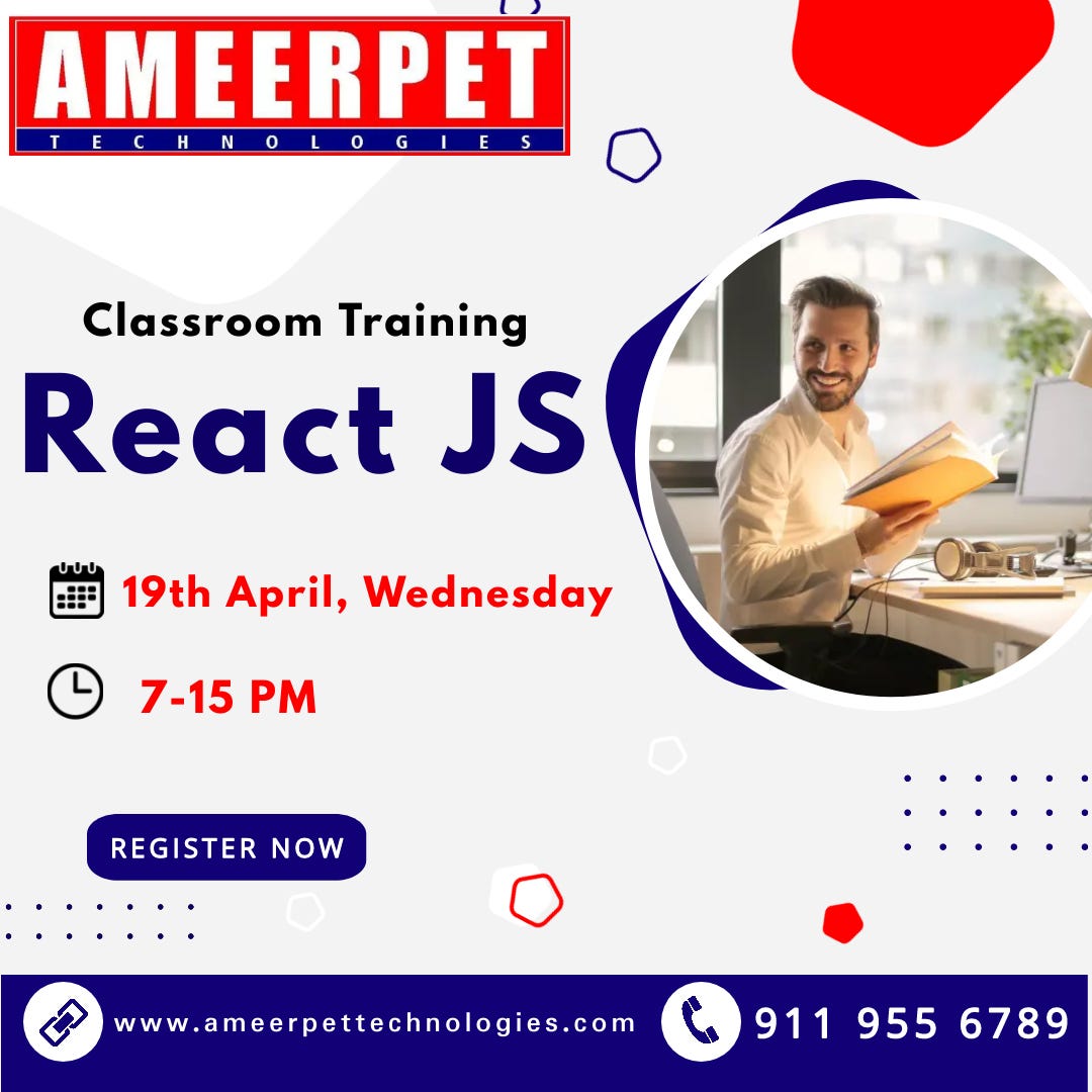8 Reasons You Should Learn React JS | by Ameerpettechnologies | Medium
