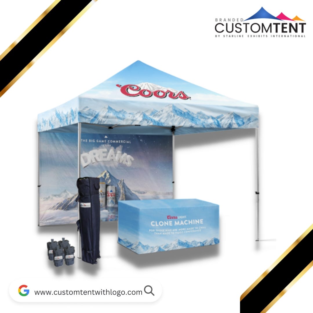 Custom Tents With Logo Attract A Crowd And Generate Lead | by ...