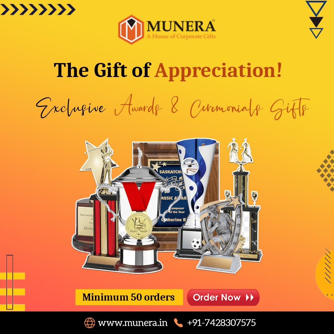 Munera Provides Customized Trophy In Delhi NCR | by Sakshi Kashyap | Medium