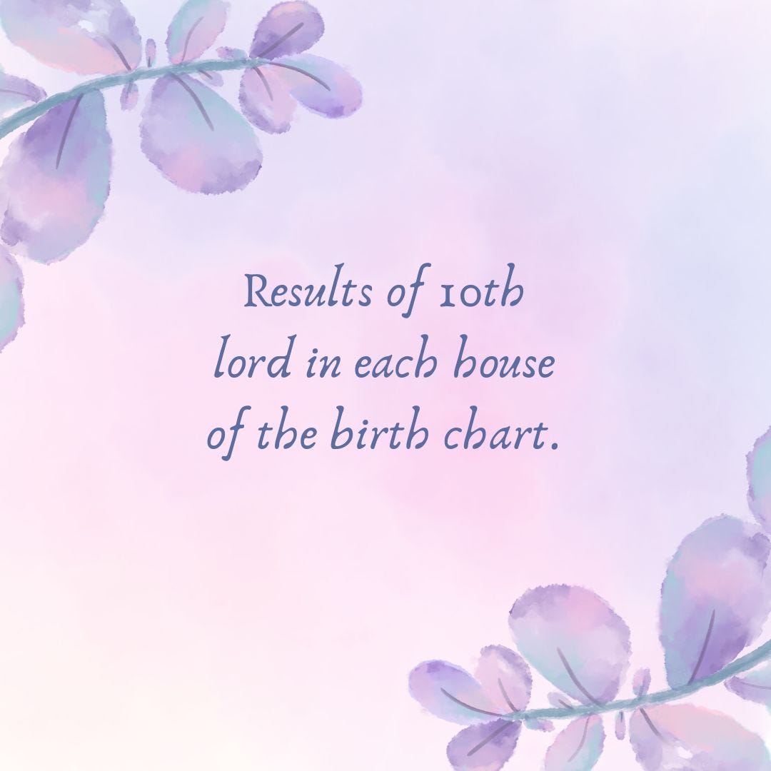 Unlocking Career Secrets: The Power of the 10th Lord Placement. | by ...