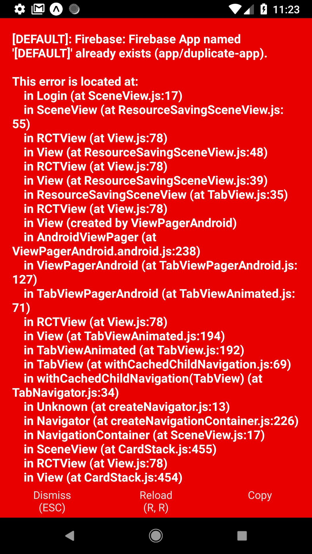 Firebase& React Native: { how to fix Firebase App named ‘[DEFAULT]’ already exists} | by Omar ...