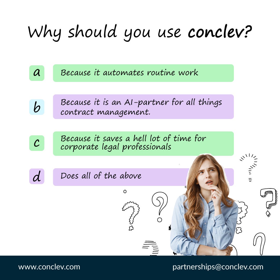 Elevate your contract management game with Conclev! Why choose us ... Elevate your contract management game with Conclev! Why choose us ...