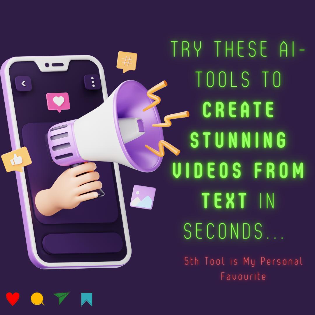 12 Cutting-edge AI tools that can Transform Plain text into Stunning ...