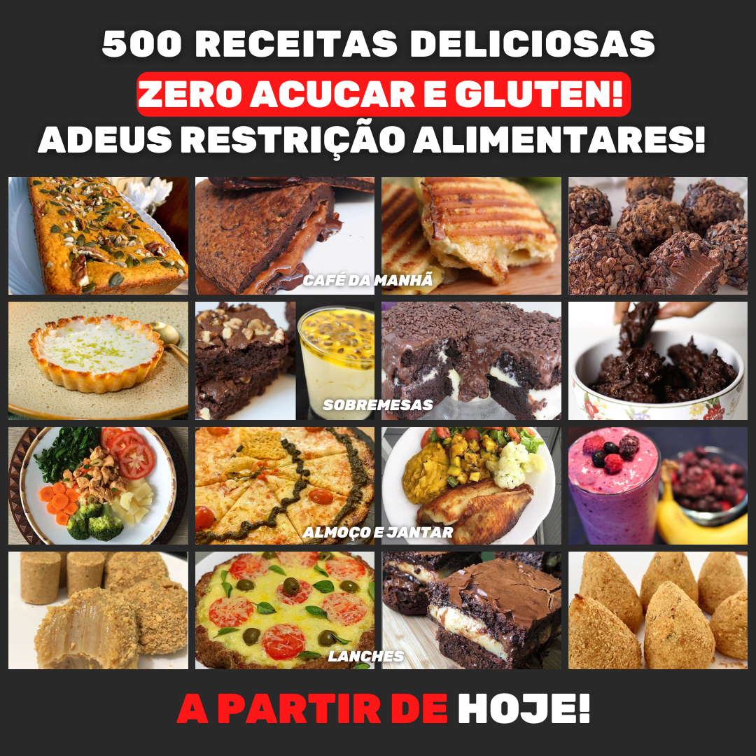 500 Receitas Zero Açúcar e Zero Glúten! SAIBA MAIS | Medium
