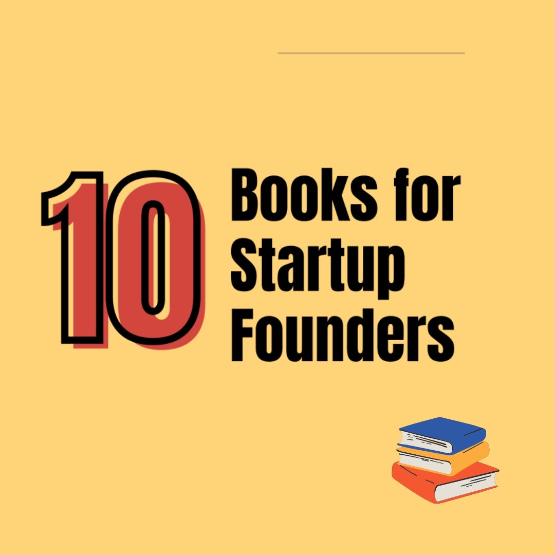 Top 10 Books For Startup Founders | by vipul raj | Medium