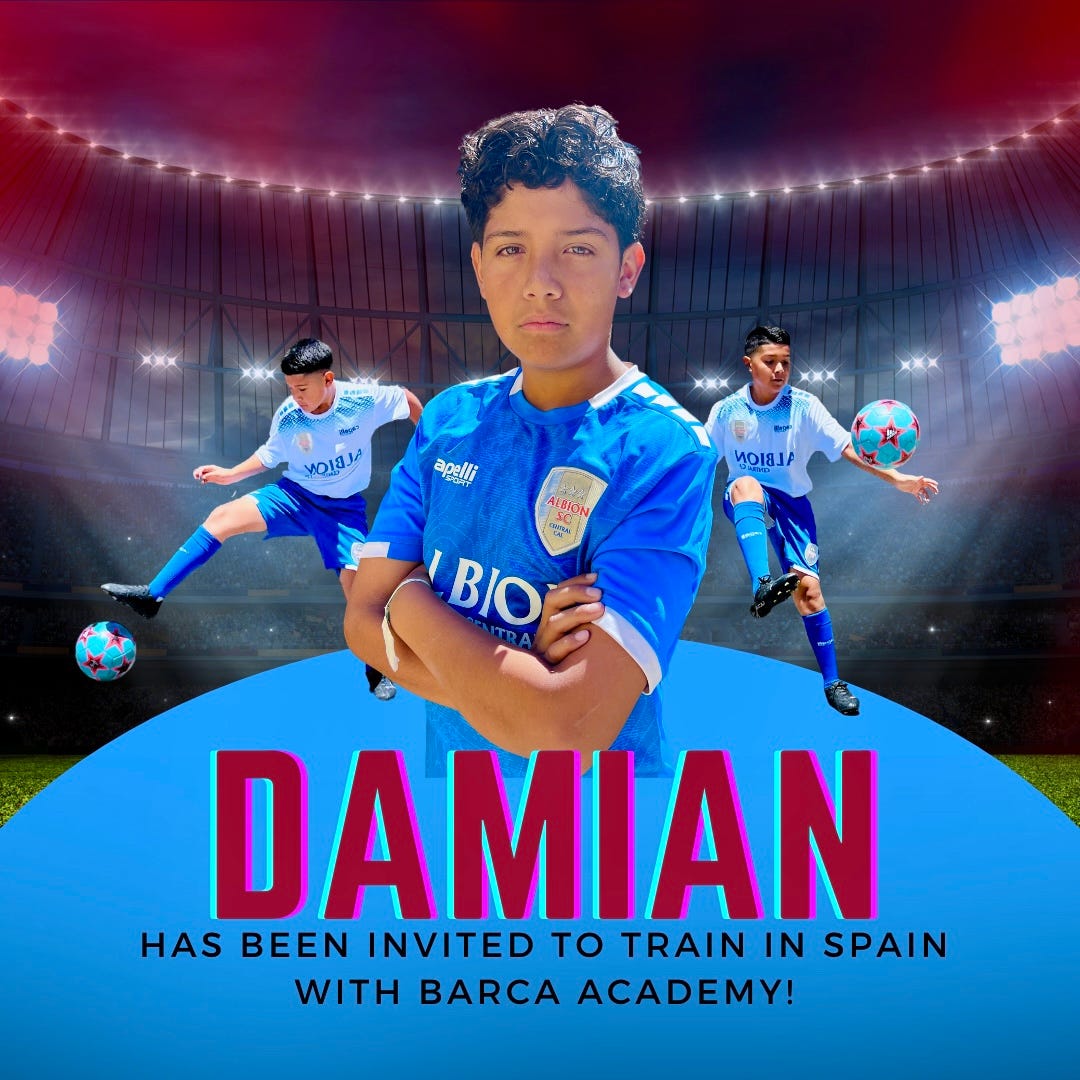 Small-Town Soccer Talent Dreams Big: Damian Torrez Vega Seeks Support ...