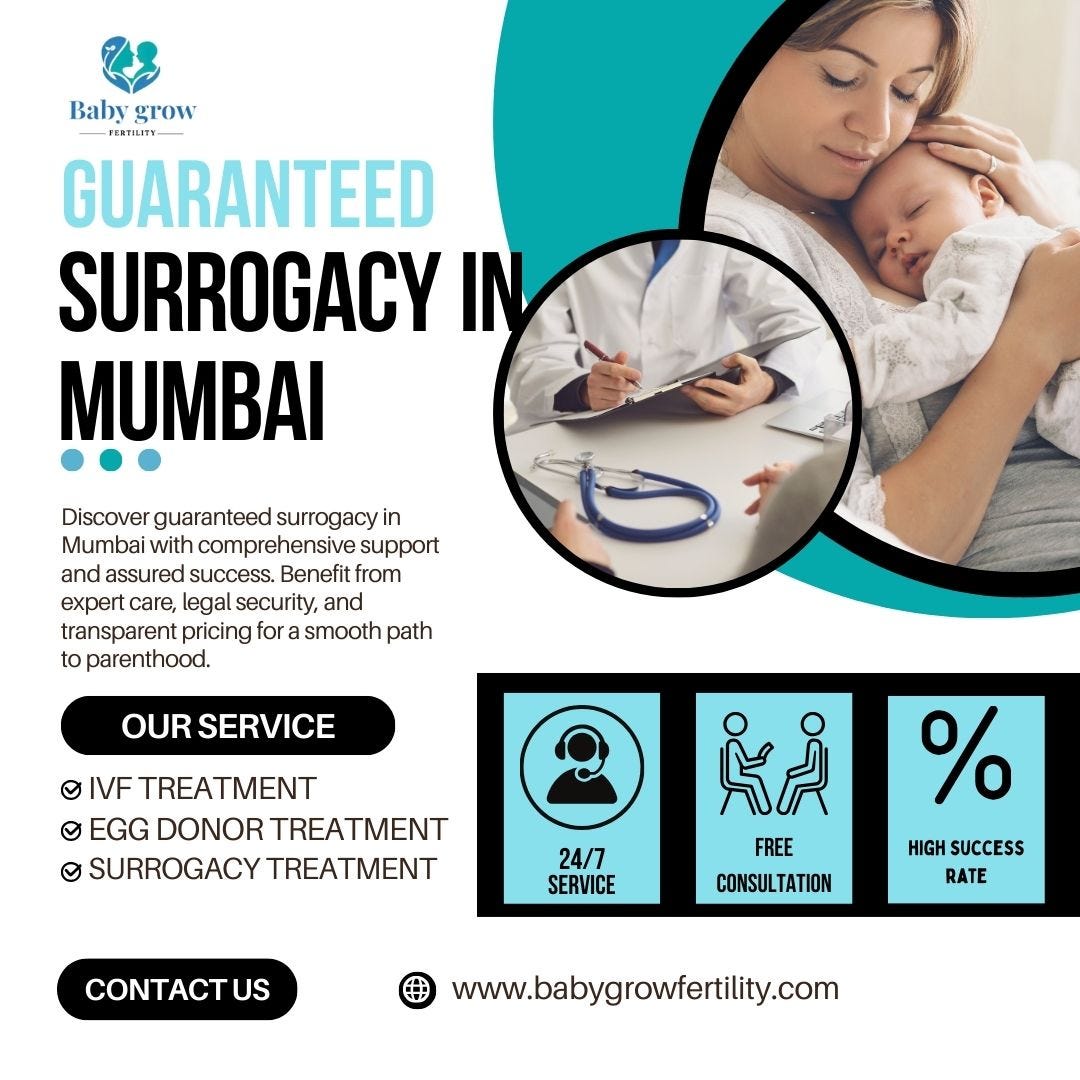 Guaranteed Surrogacy in Mumbai: Your Path to Parenthood with Baby Grow ...