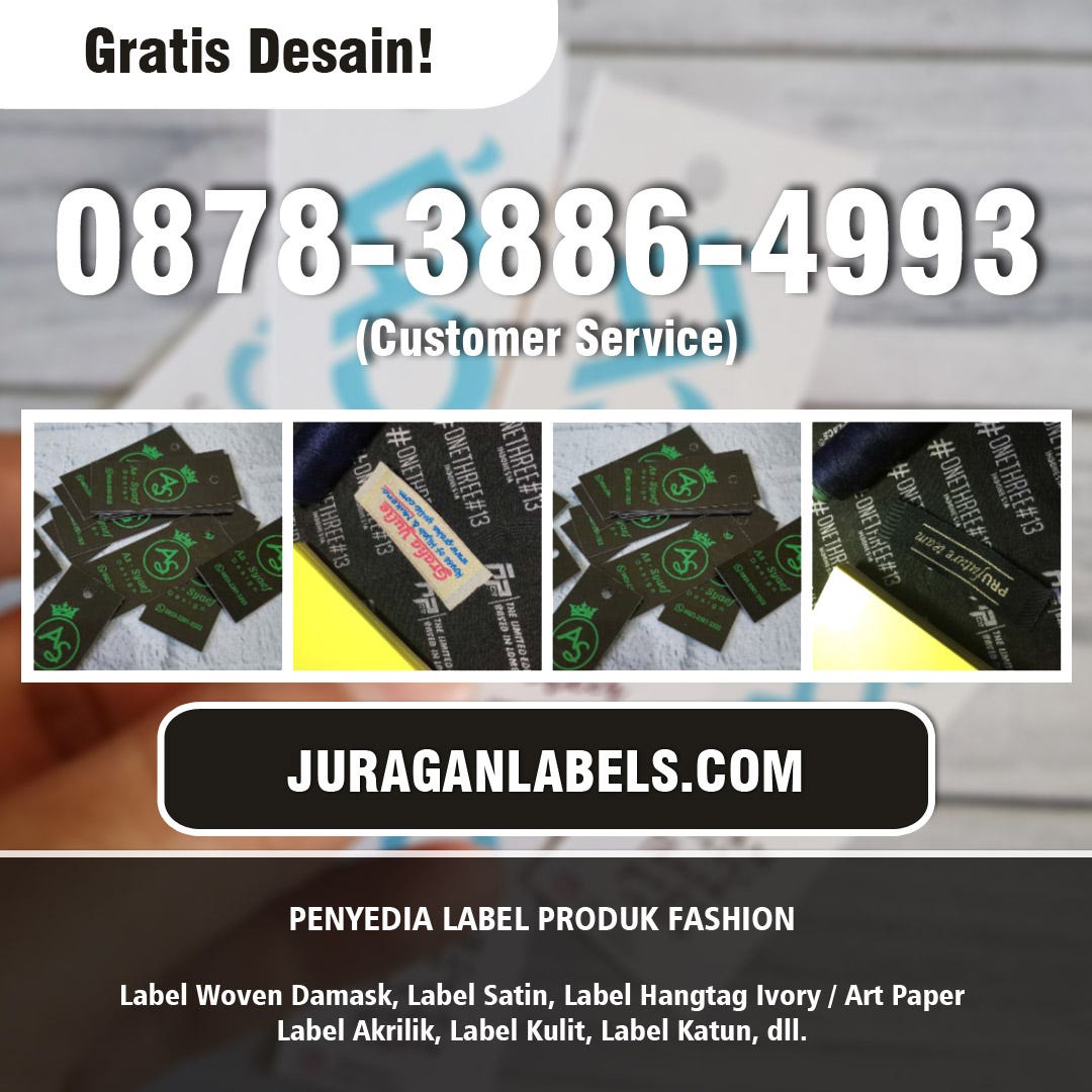 HUB. 087838864993 Pembuatan Label Baju di Kudus | by Cetak Hangtag ...