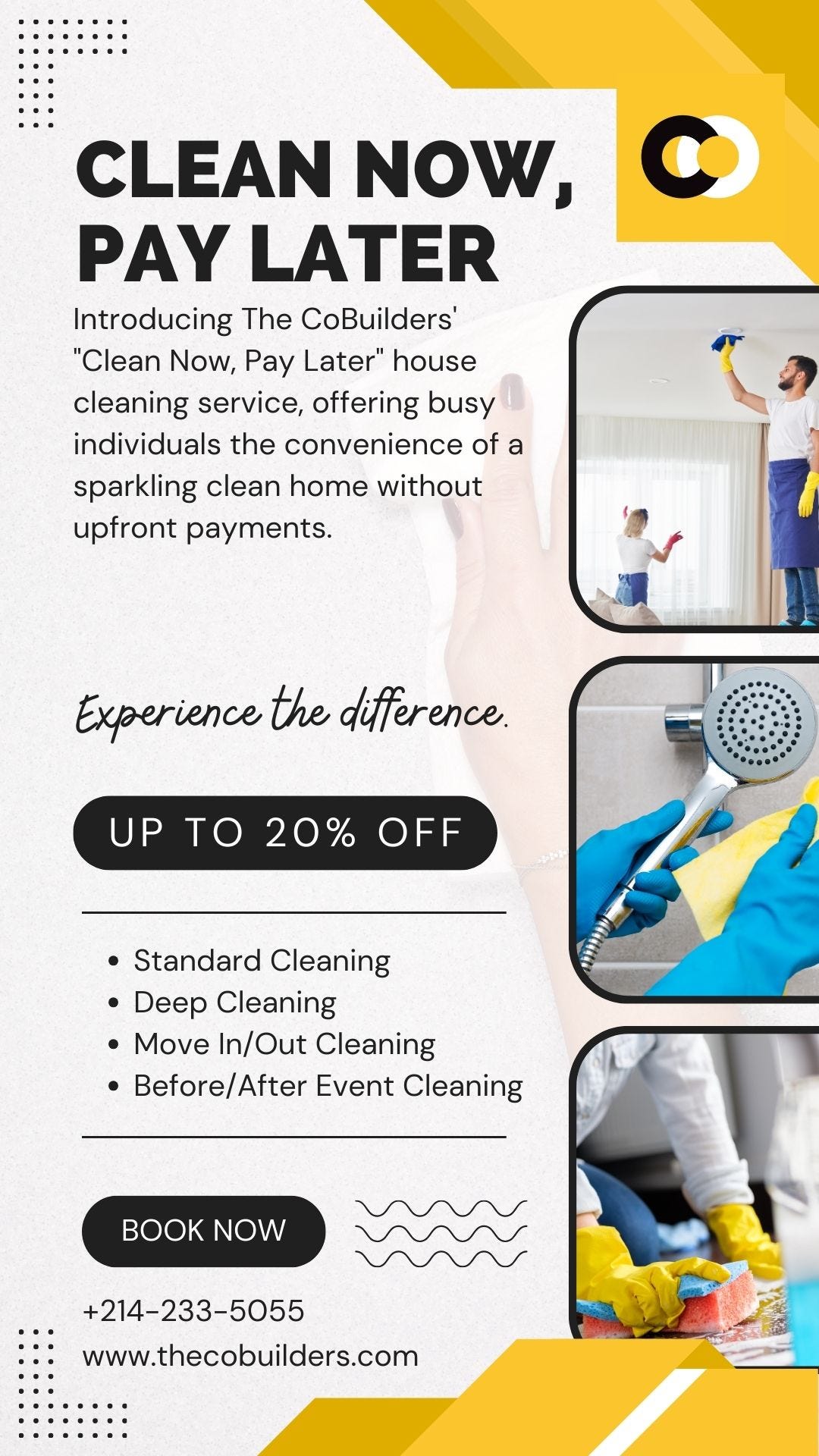 Hassle-Free House Cleaning with The CoBuilders: Introducing Our Clean ...