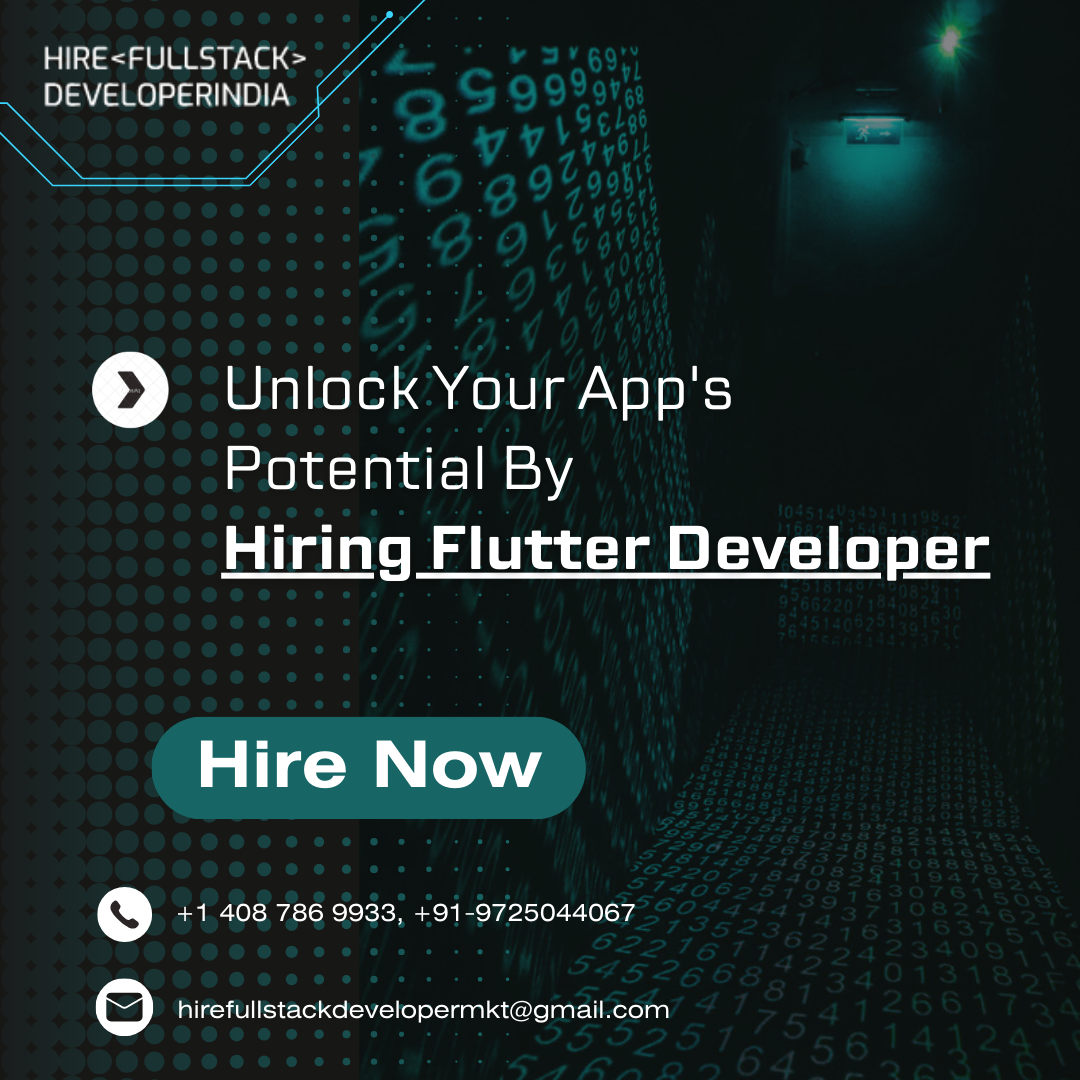 Make the most of your app with our skilled Flutter Developers — Hire ...