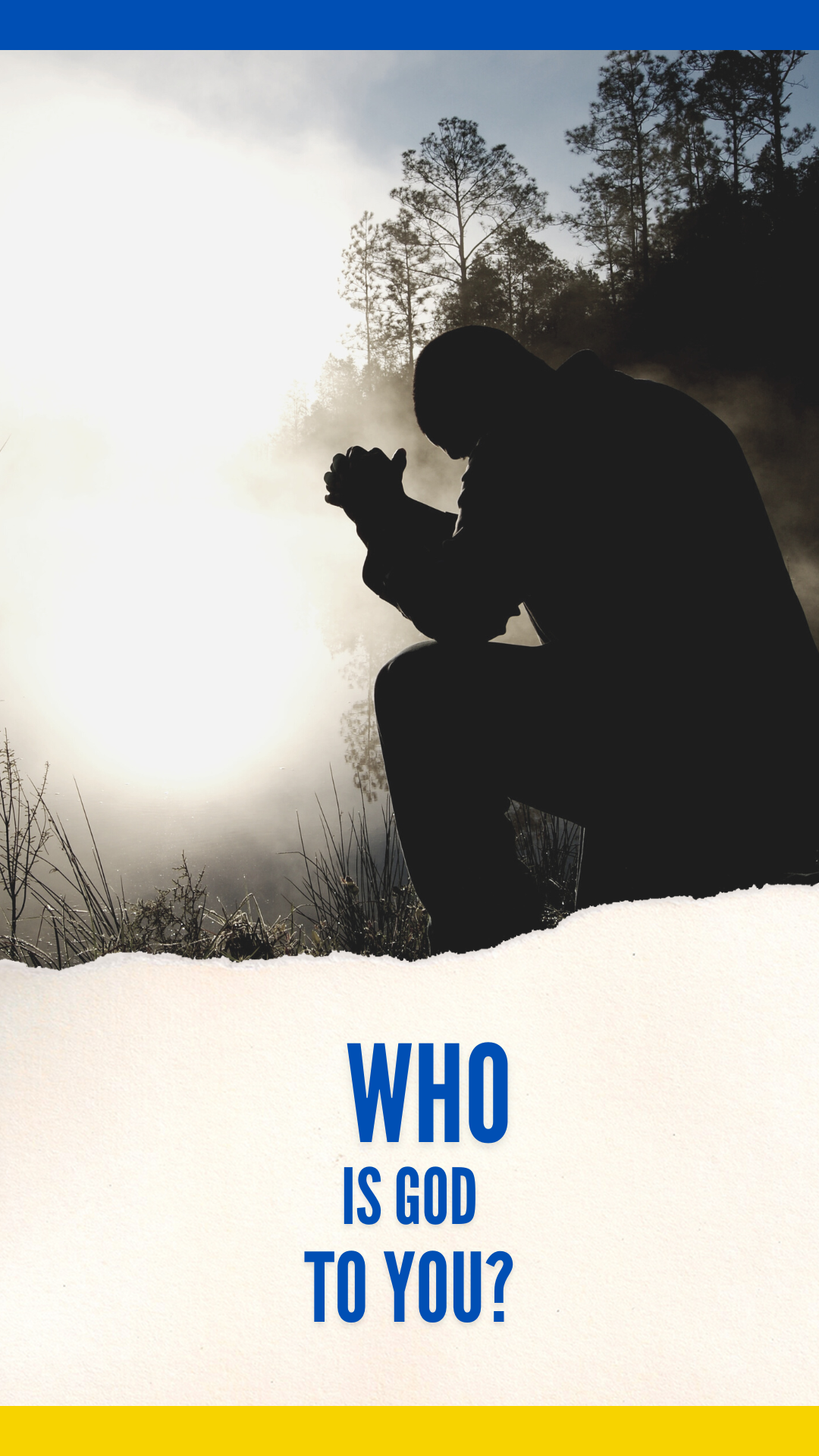 WHO IS GOD TO YOU? Is the believe in God a survival mechanism? "God is ...