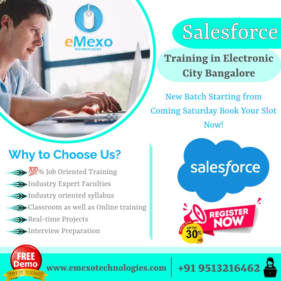 Best Salesforce Training in Electronic City Bangalore — eMexo ...