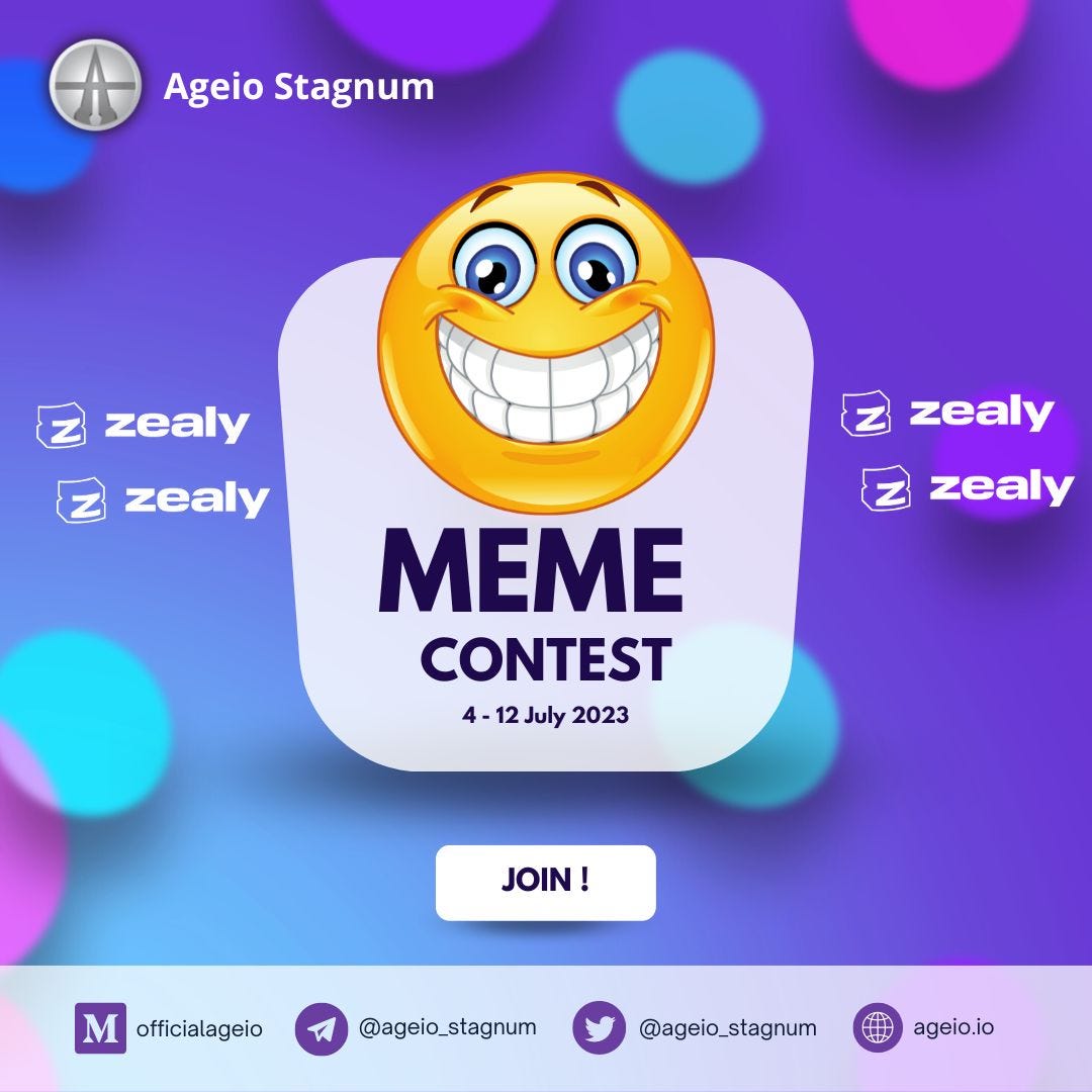 Ageio Meme Event is NOW LIVE. Get ready to showcase your creative… | by ...