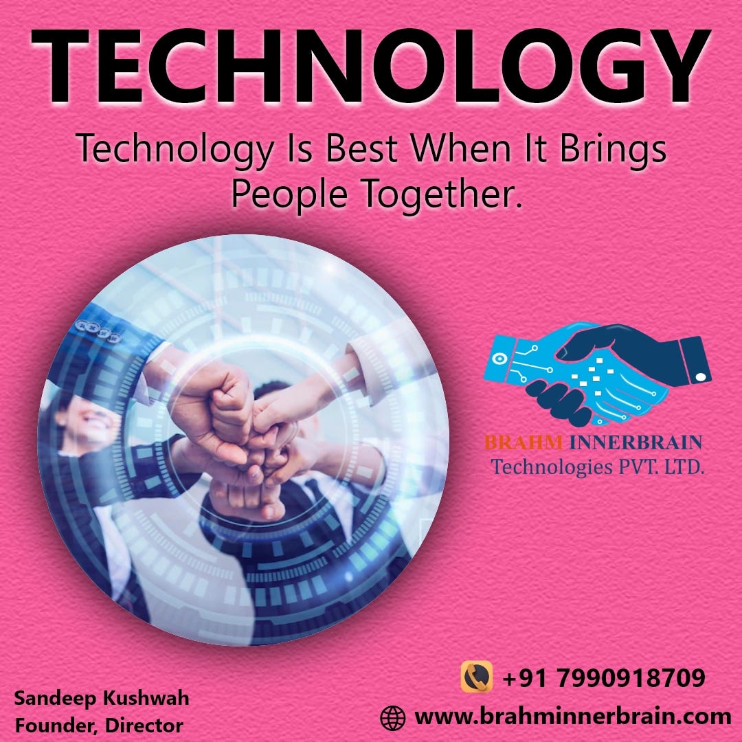 What Is Technology Technology Is Best When It Bring People By what-is-technology-technology-is-best-when-it-bring-people-by