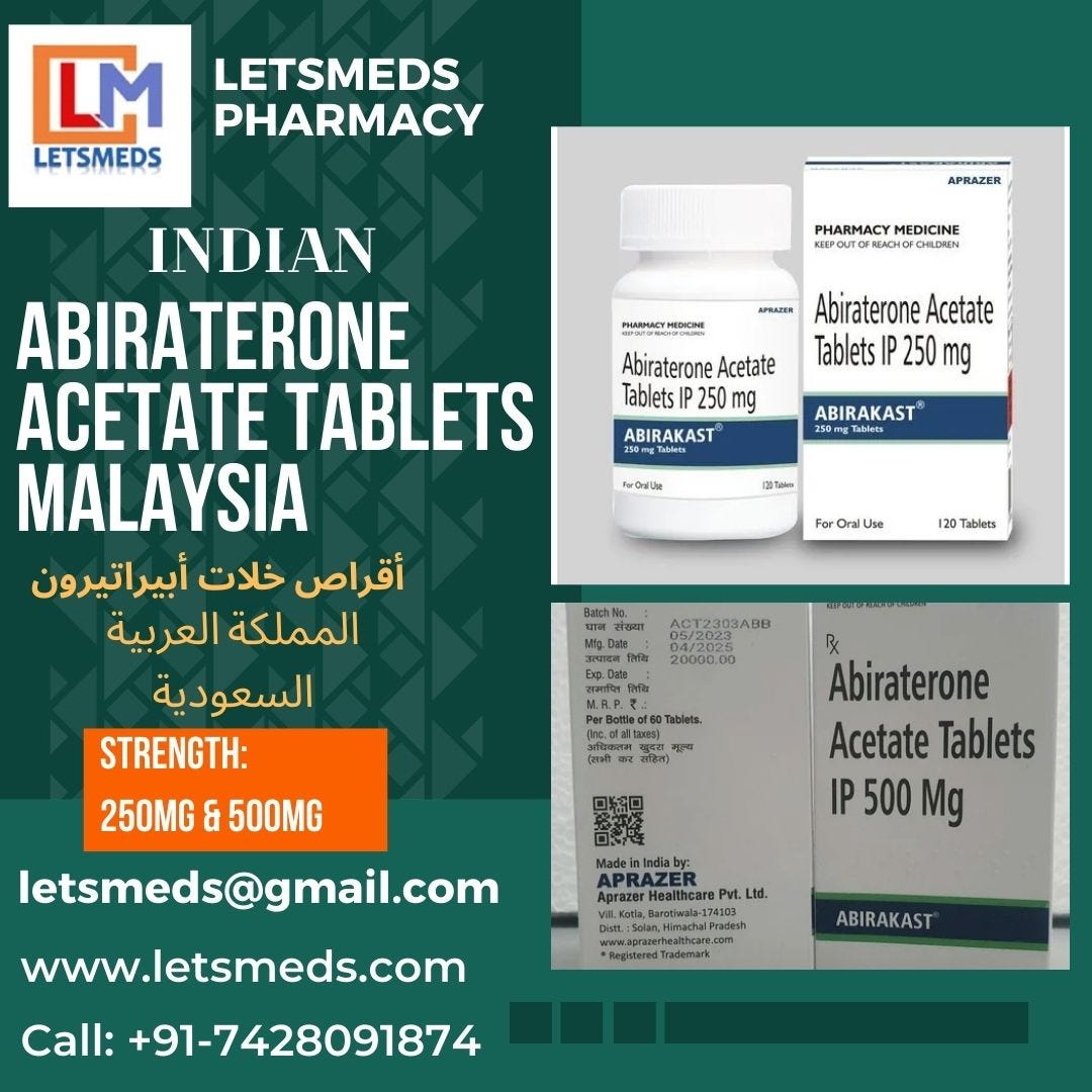 Buy Indian Abiraterone 250mg Tablets Wholesale Price Malaysia USA Dubai ...