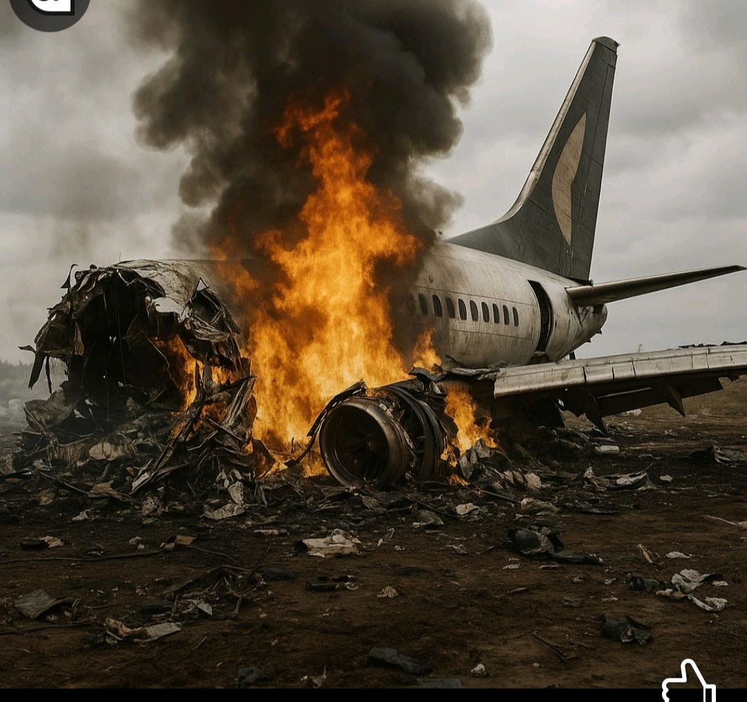 One Plane that never Landed !. Clouds of Sadness around | by Disha ...