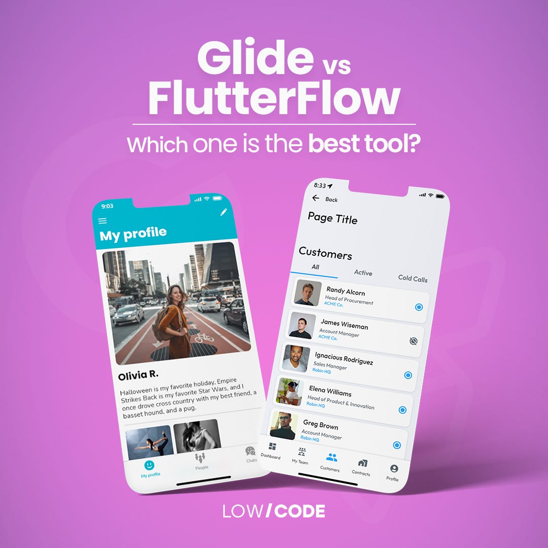 Choosing the Right No-Code Platform: Glide vs. FlutterFlow? | by Alexander Rubino | Medium