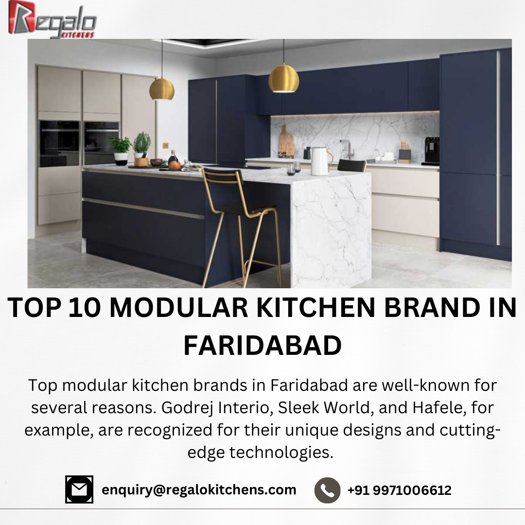 Top 10 Modular Kitchen Brand in Faridabad - Regalo kitchens - Medium
