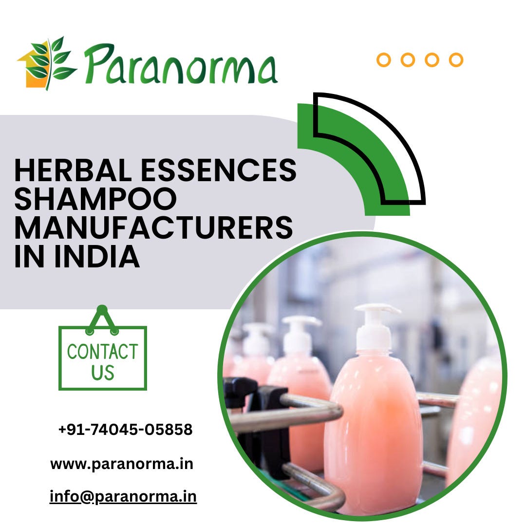 Top Herbal Essences Shampoo Manufacturers in India - Paranorma Biotech ...