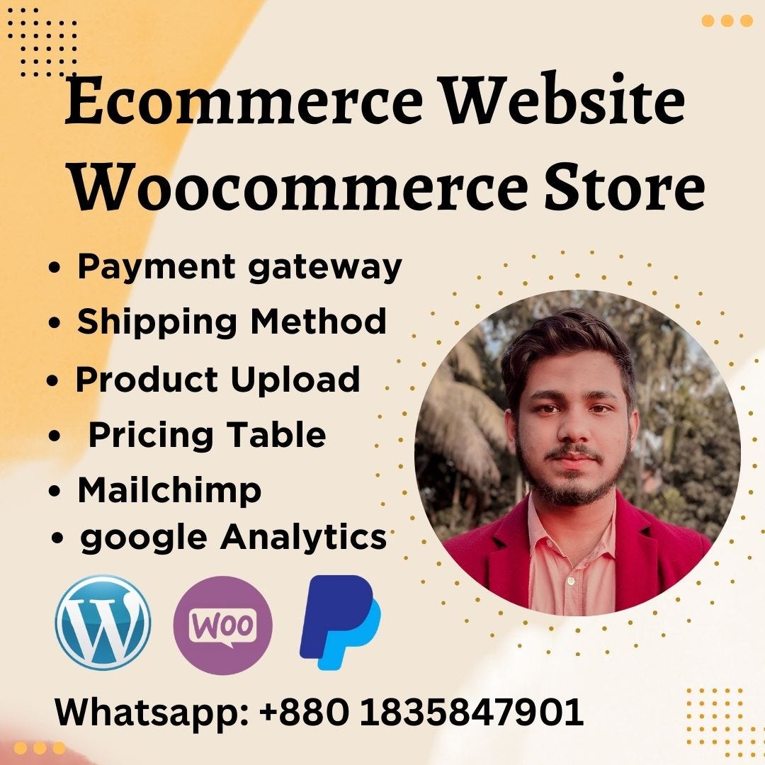 Create Modern Wordpress Ecommerce Website Or Setup Woo Commerce Store