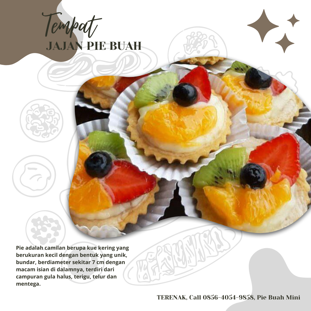 TERENAK, Call 0856–4054–9858, Pie Buah Mini | by Jual Makanan Ringan ...