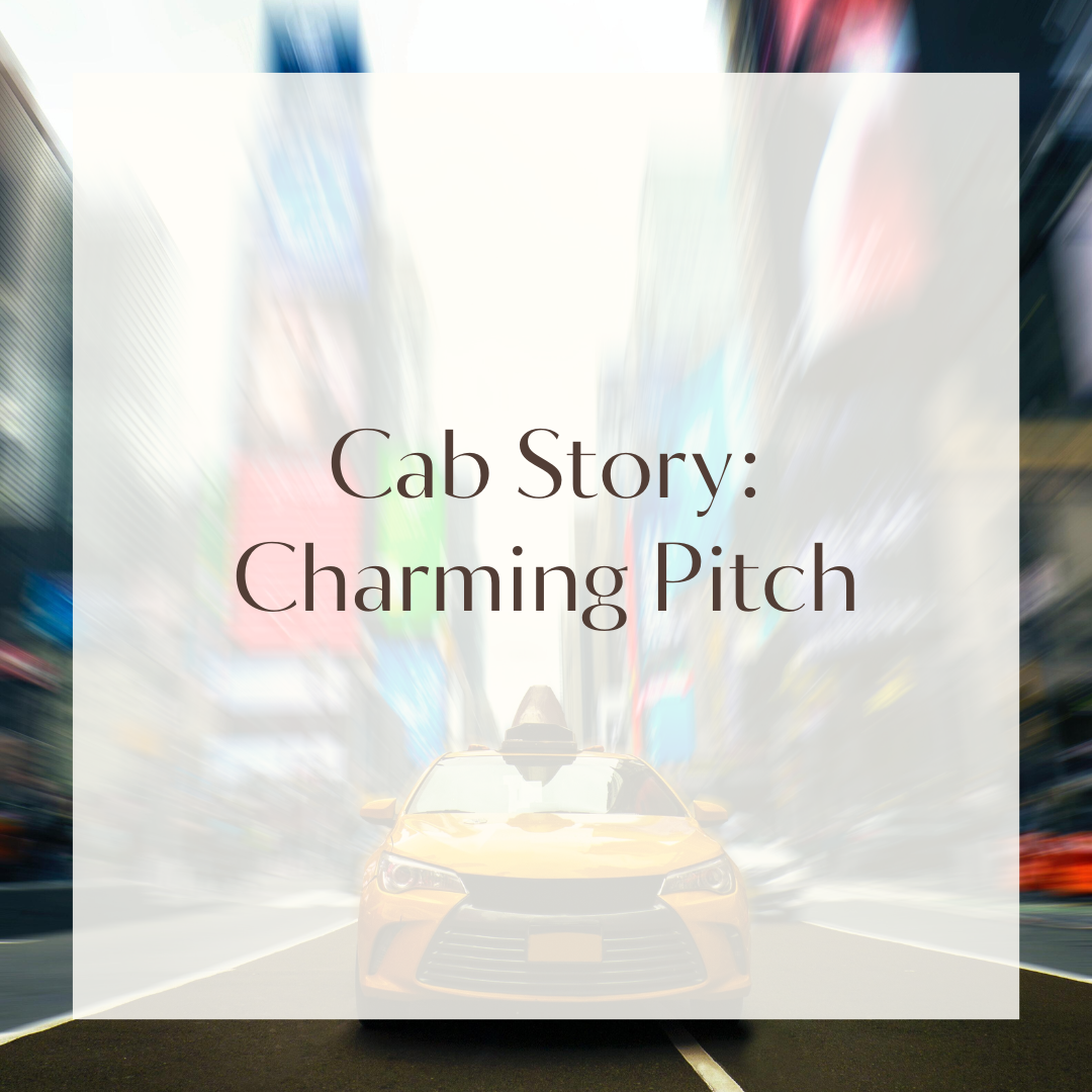Cab Story: Charming Pitch. “You look like…” He trailed off. “I’m… | by ...