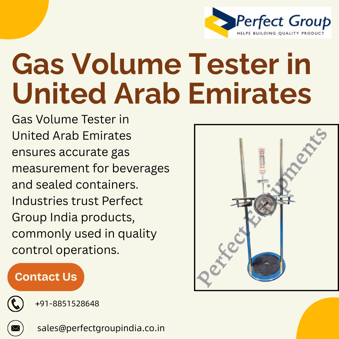 Gas Volume Tester in United Arab Emirates - Perfect Group India - Medium