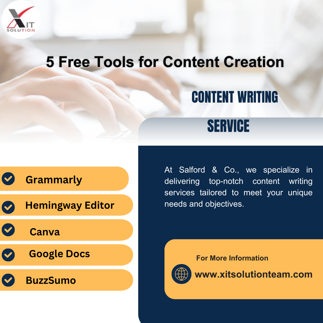 Unlock Your Writing Potential: 5 Free Tools for Content Creation | by ...