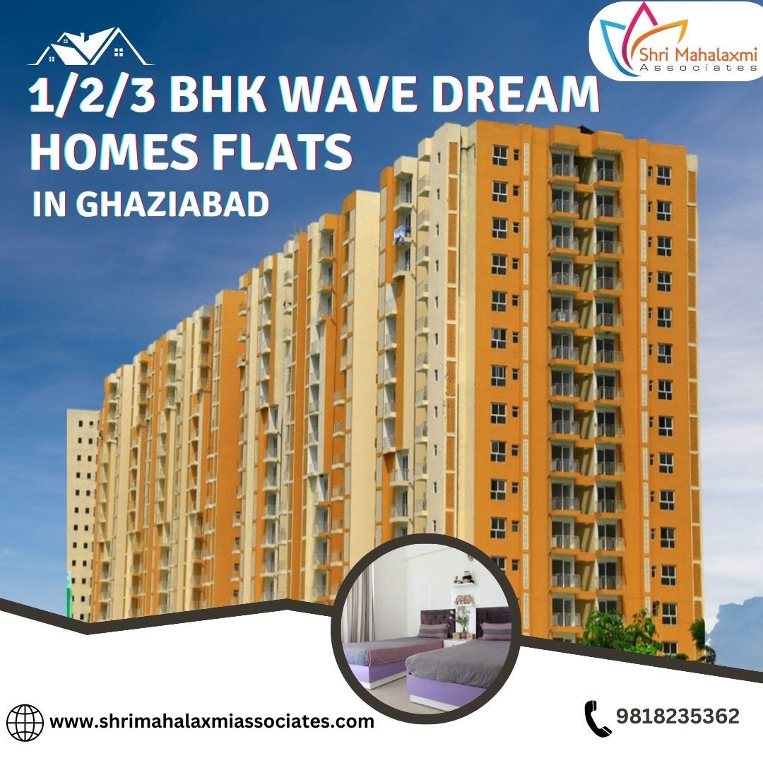 1/2/3 BHK Wave Dream Homes Flats in Ghaziabad - Shri Mahalaxmi ...