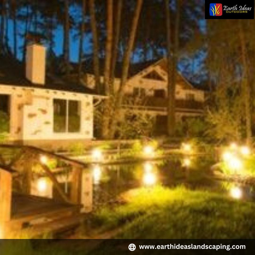Outdoor Landscape Lighting Installation | Earth Ideas Outdoors - Earth ...
