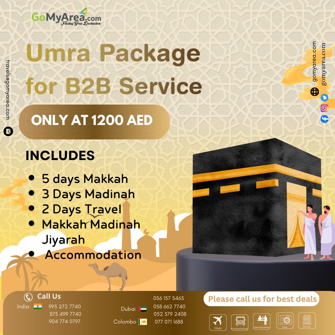EXCLUSIVE Umrah Packages for B2B Excellence! 🌟 Elevate Your Business ...