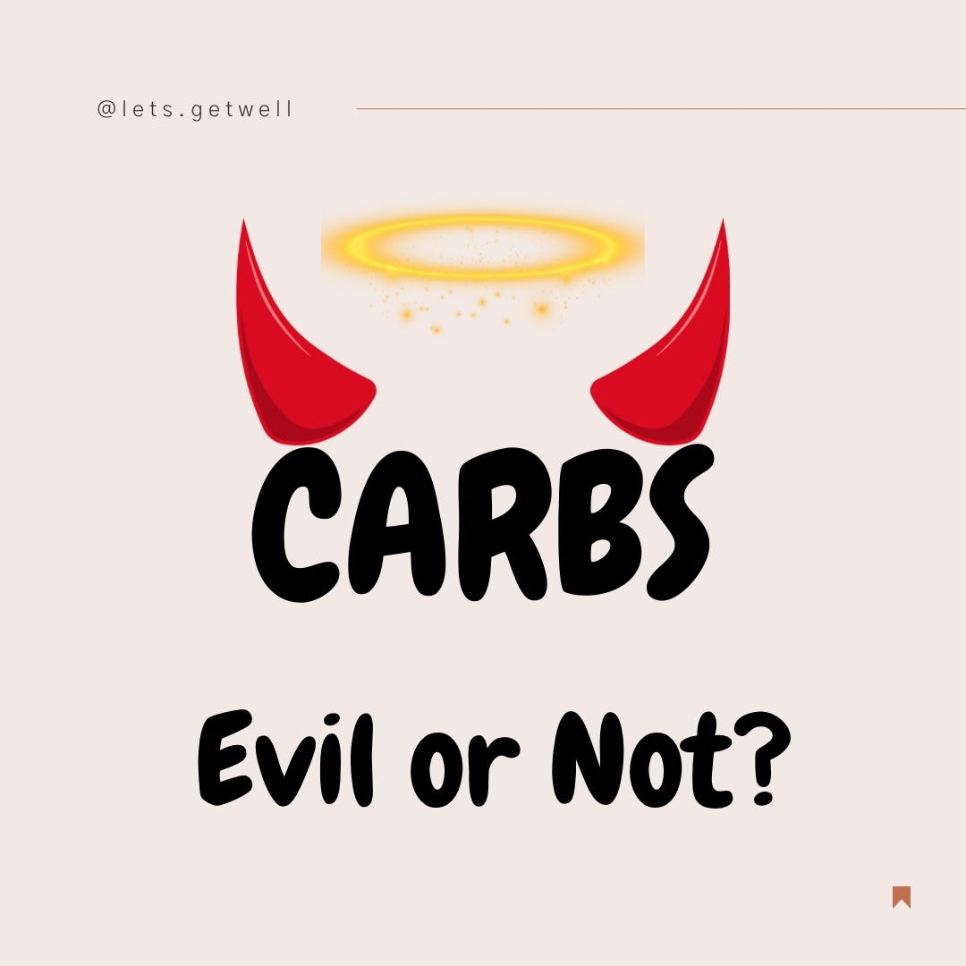 Carbs… Evil or not?. Carb confusion is real, and it’s… | by lets ...