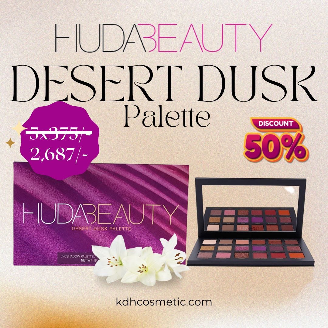 HUDA BEAUTY Desert Duck Palette. What it is: The ultimate everyday ...