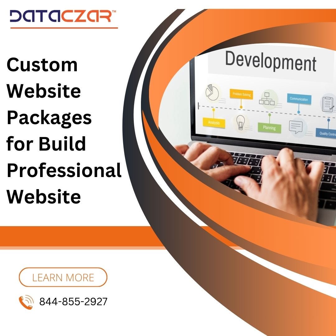 Custom Website Packages for Build Professional Website - Dataczar - Medium