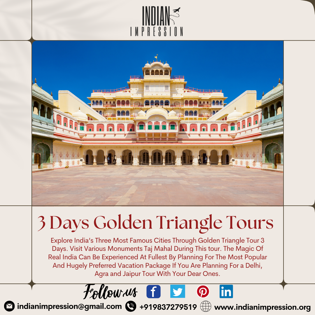 3-Day Golden Triangle Tour. India, a land of vibrant colors, rich… | by ...