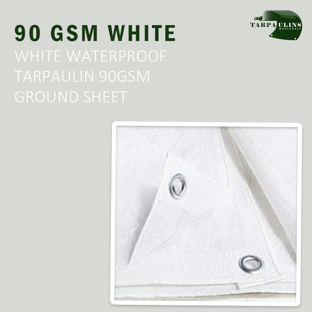 White Waterproof Tarpaulin 90gsm White waterproofs are the most in ...