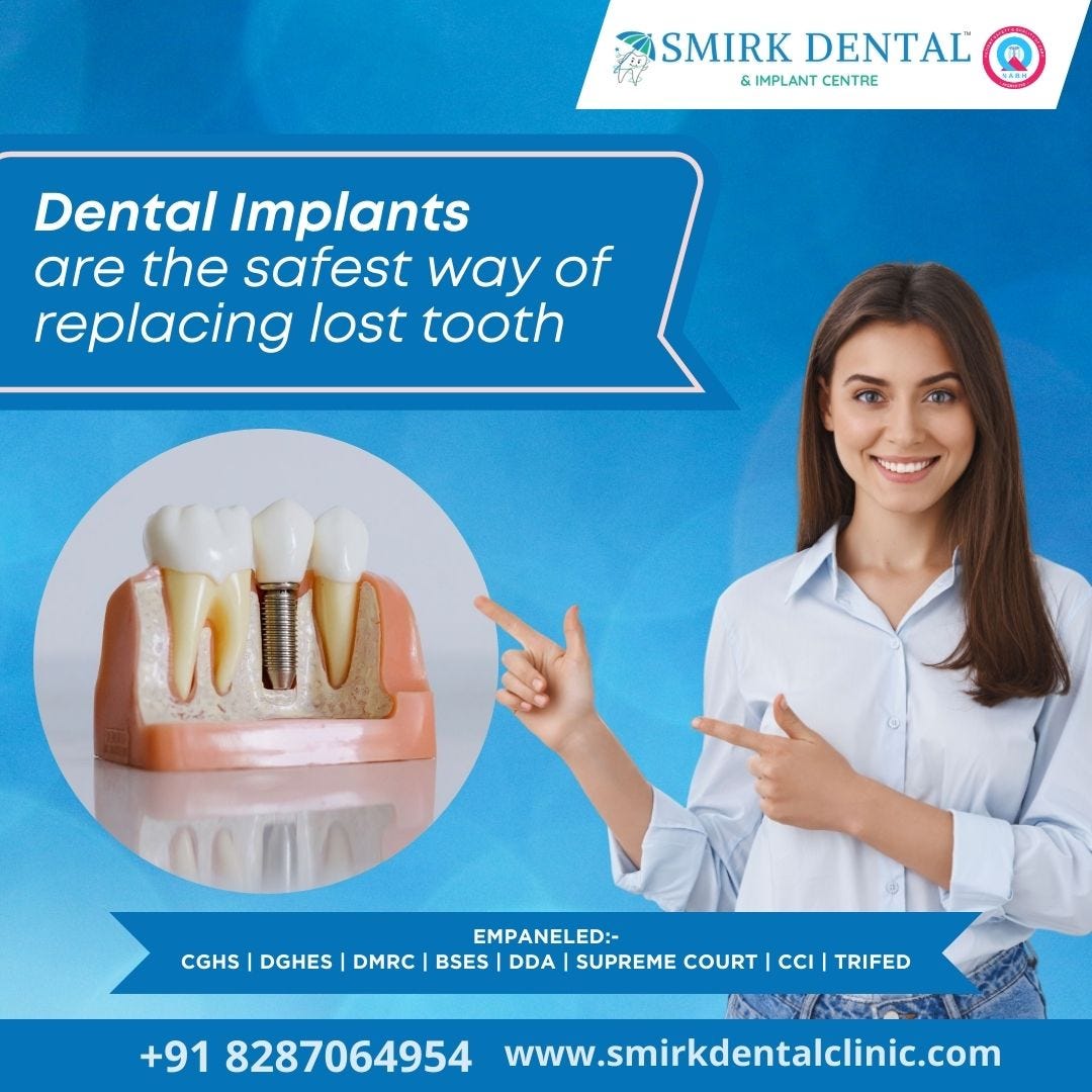 Are Dental Implants the Best Way to Replace Lost Teeth? | by Smirk Dental - Best Dental Clinic ...