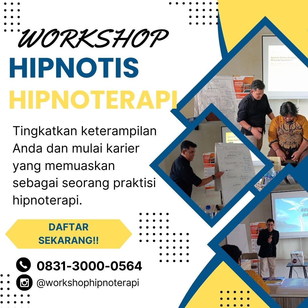 BIAYA TERJANGKAU, WA 0831–3000–0564, Kursus, Yogyakarta - workshophipnoterapiberlisensi - Medium