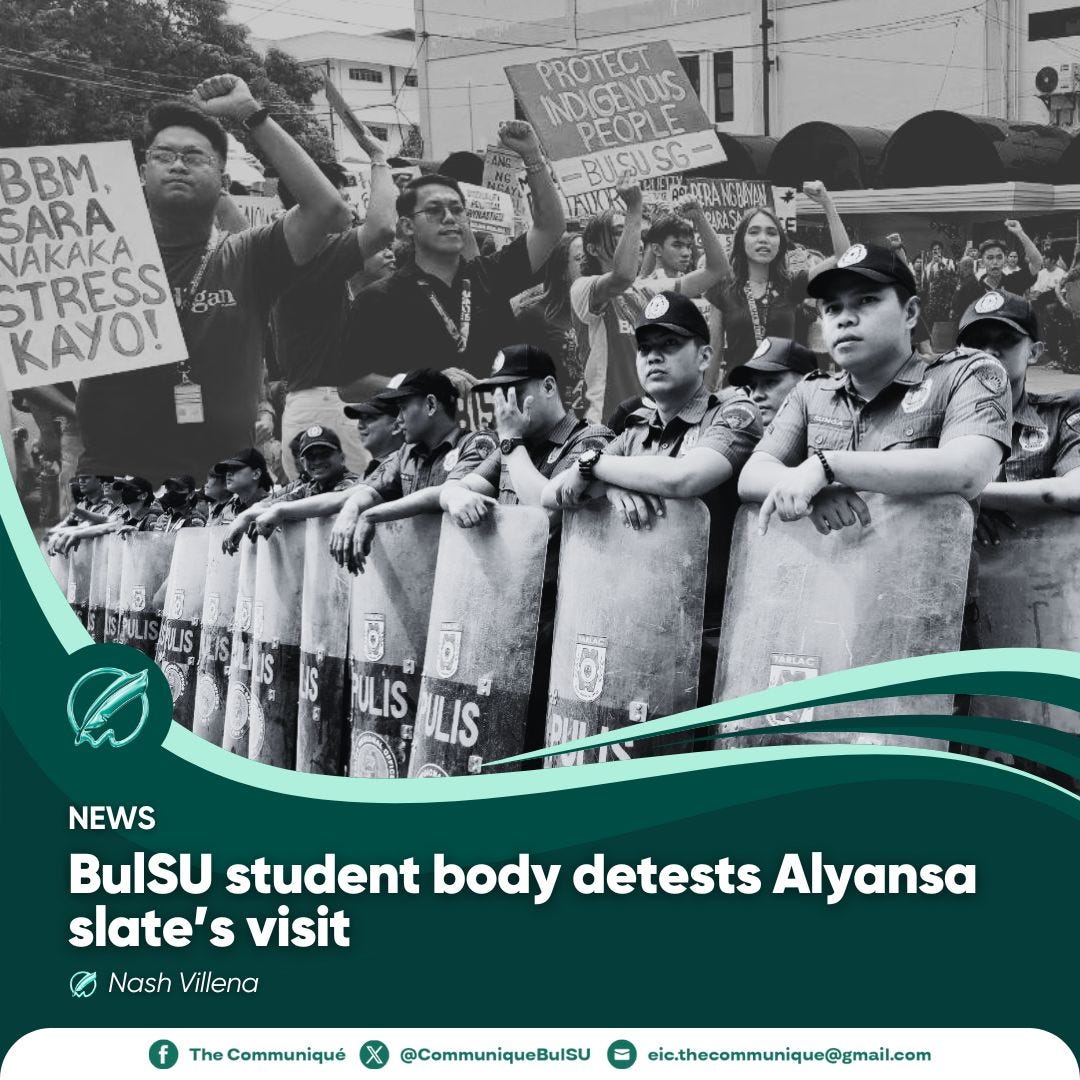 BulSU student body detests Alyansa slate’s visit | by The Communiqué ...