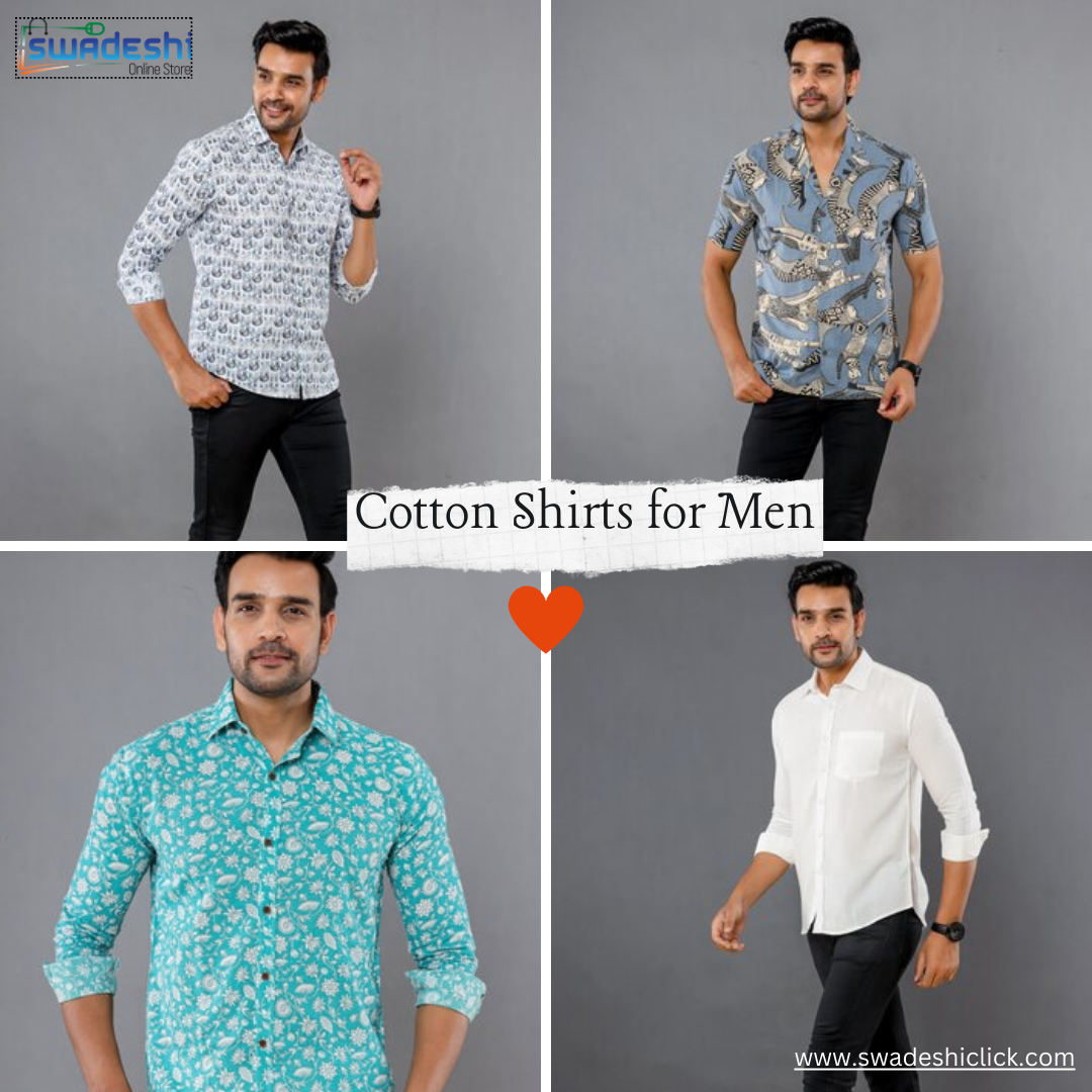 Expressive Charm: Printed Shirts for Men — Swadeshi’s Versatile ...