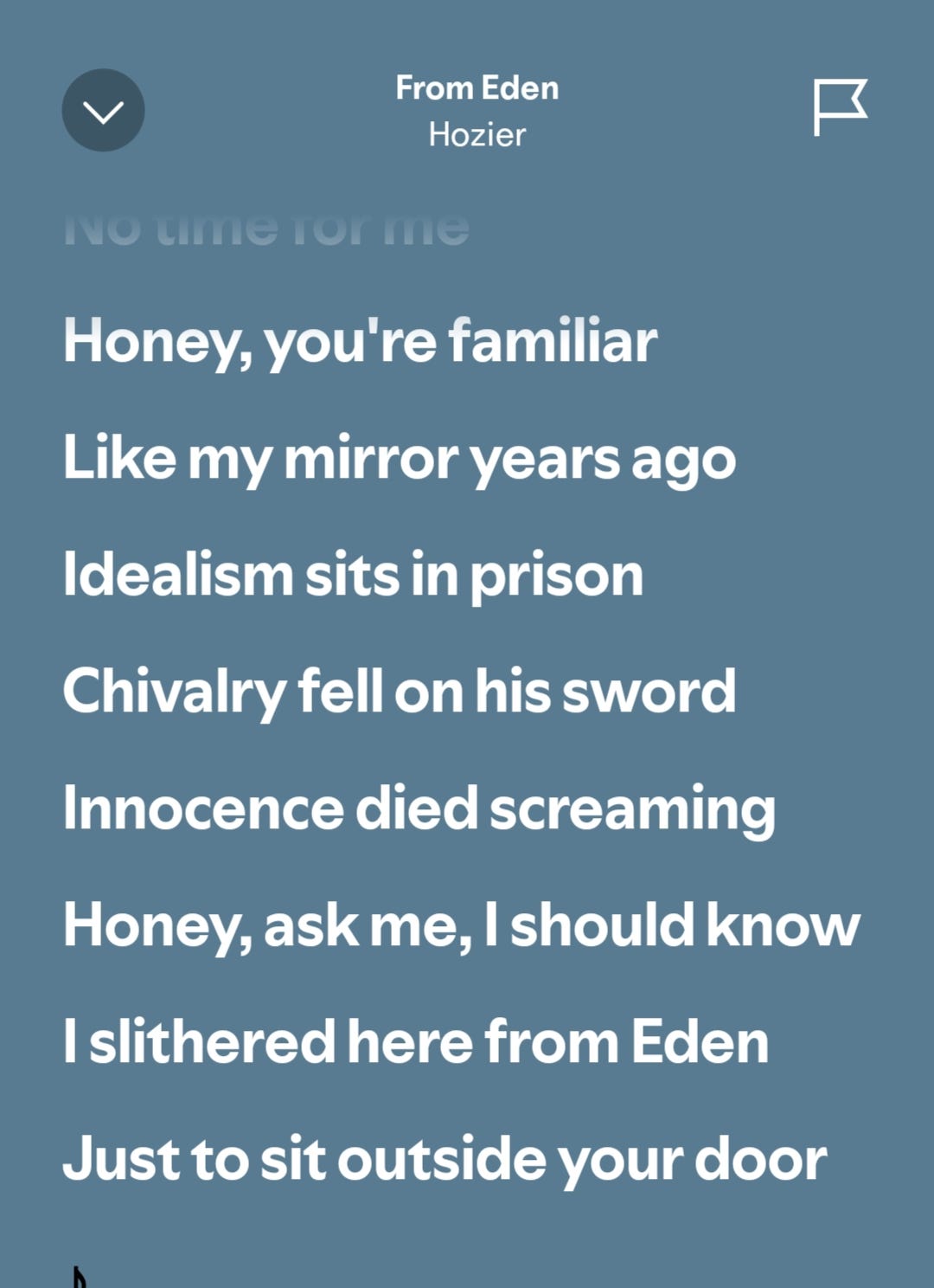 “Chivalry fell on his sword”. From Eden song by Hozier | by ytziar | Medium