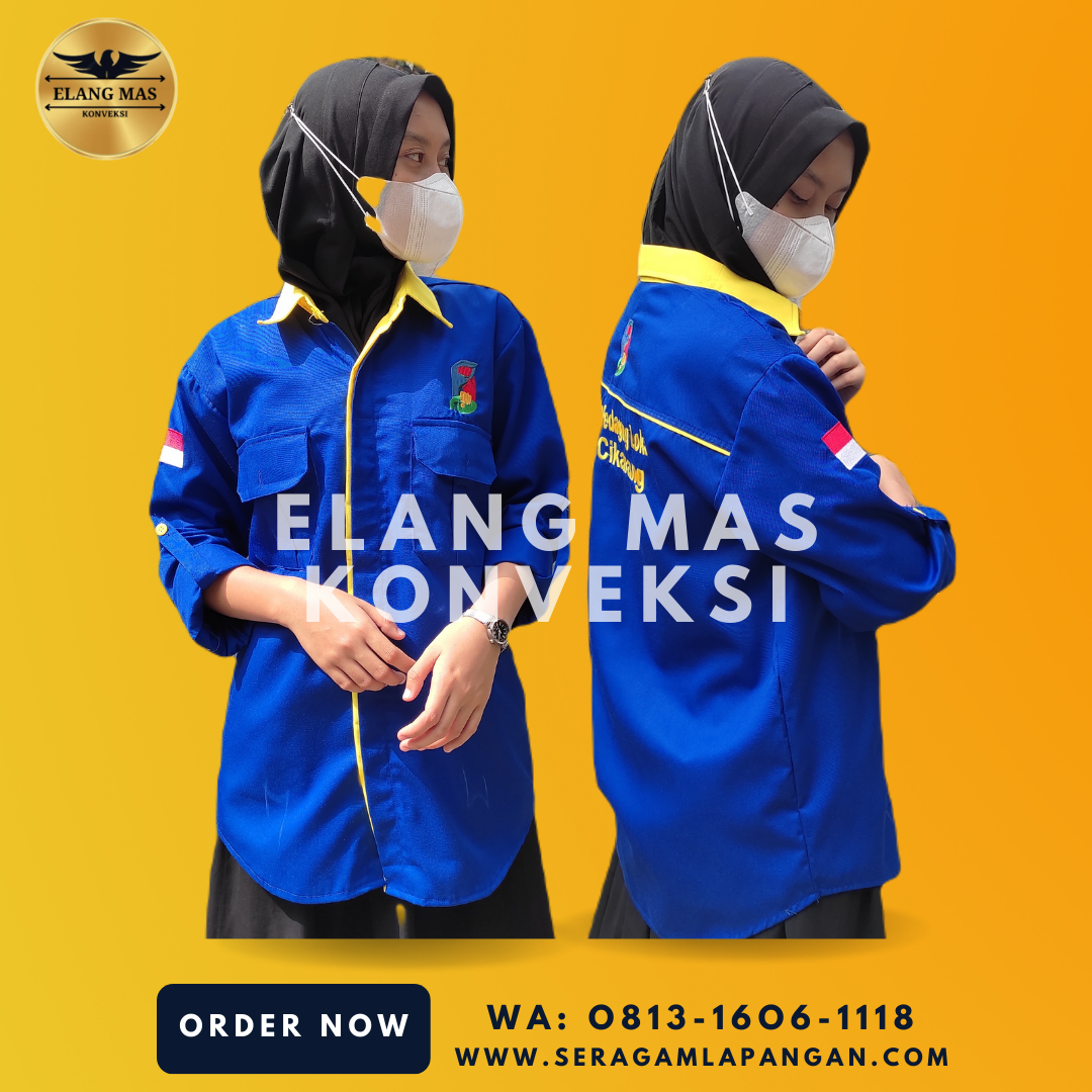 Paling Baik Baju Lapangan PDL Puskesmas Biru Dongker Belitung Timur ...